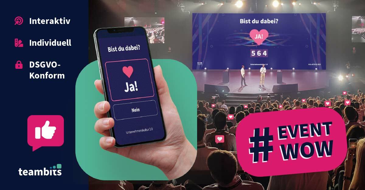 Interaktions-Plattform für Events • teambits